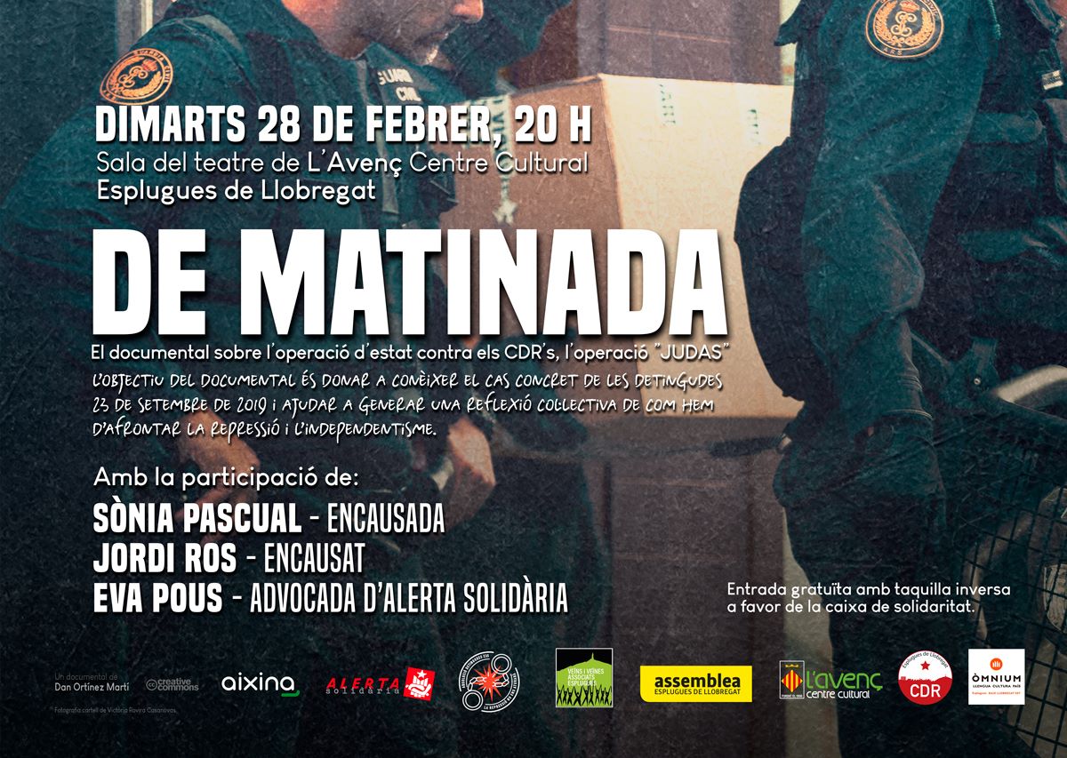 De matinada - documental - Avenç Centre Cultural