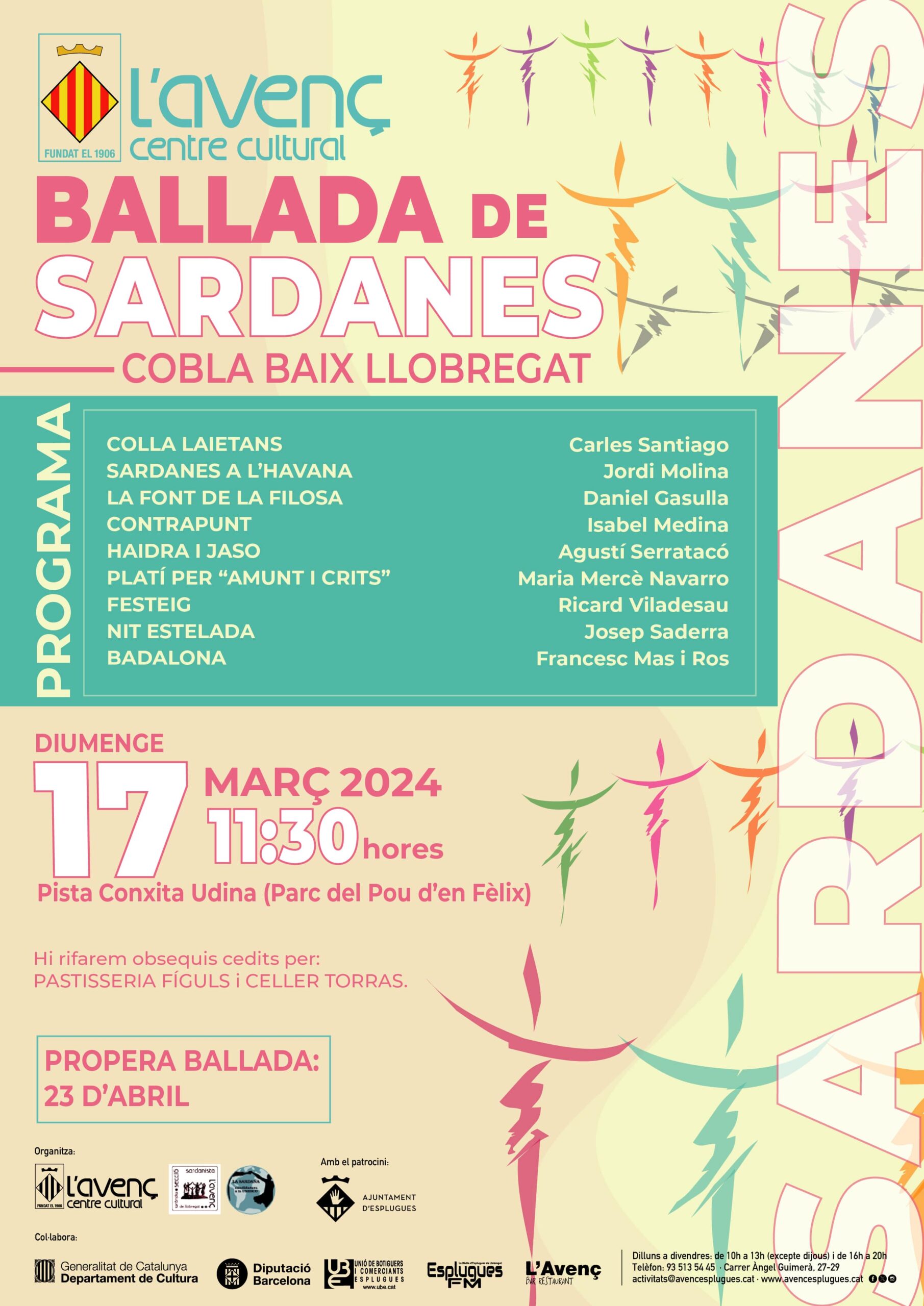 Ballada de sardanes - L'Avenç Centre Cultural